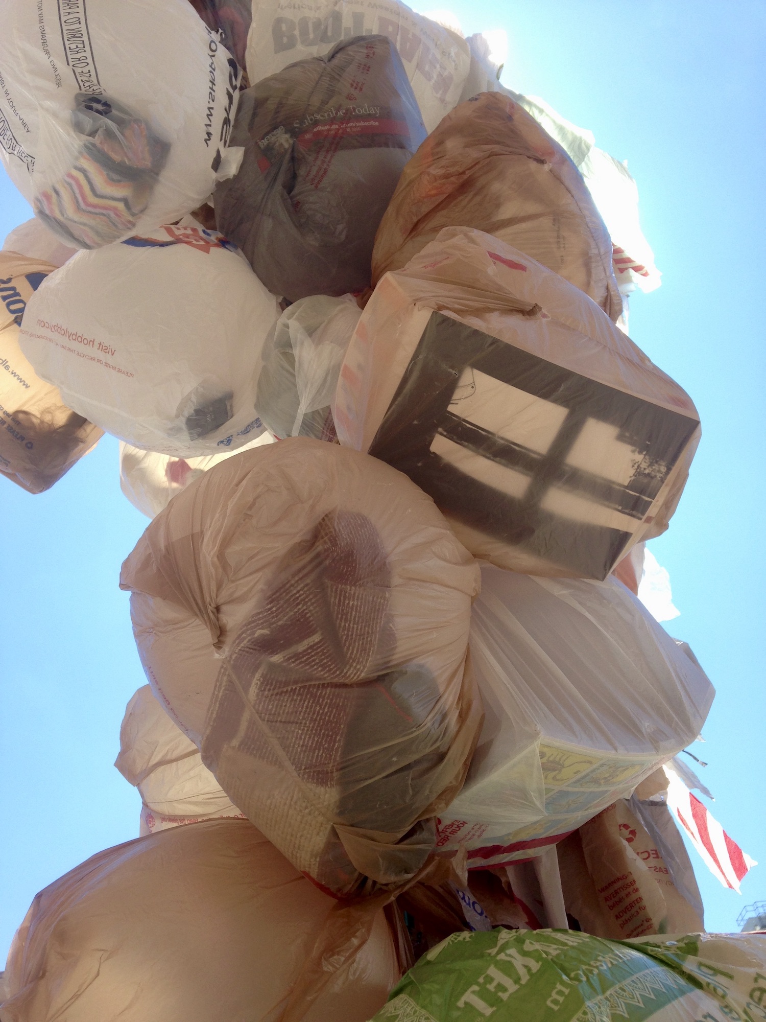 Plastic Bag Bunting | g r a f t