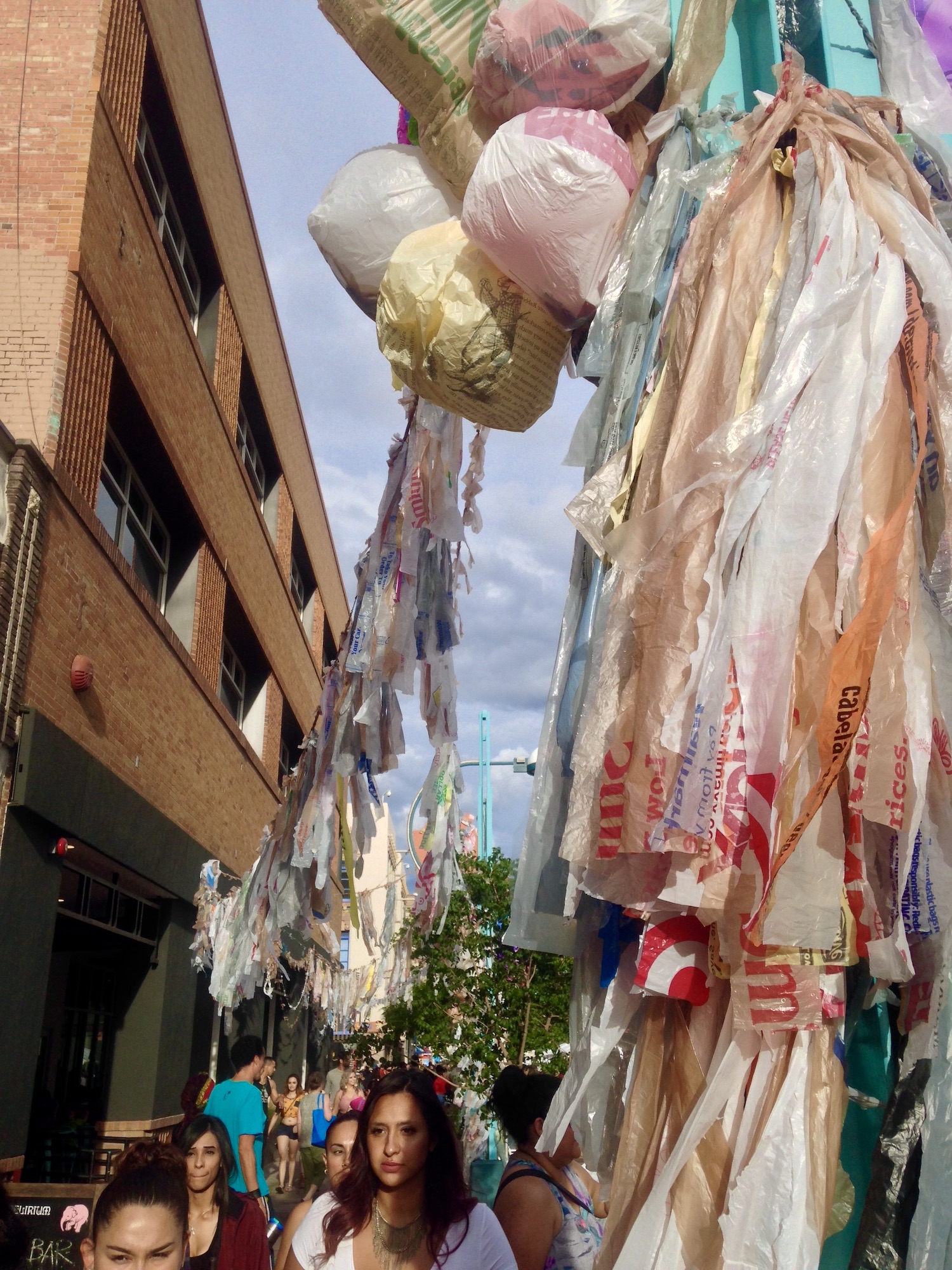 Plastic Bag Bunting | g r a f t